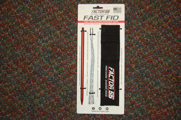 SYN-ROPE FID, FACTOR 55 FAST FID WITH CARRY POUCH PN:00420-01 – Tow Shop