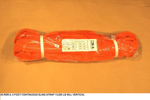 8' Red Round Sling 13,200 lb Wll Vertical – Tow Shop