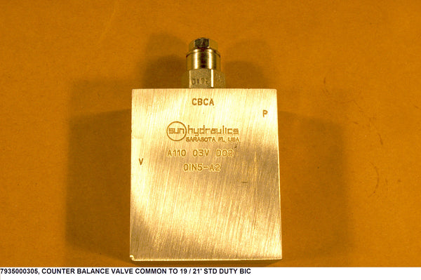 Valve Assembly Counter Balance 400 PN: 7935000305 – Tow Shop