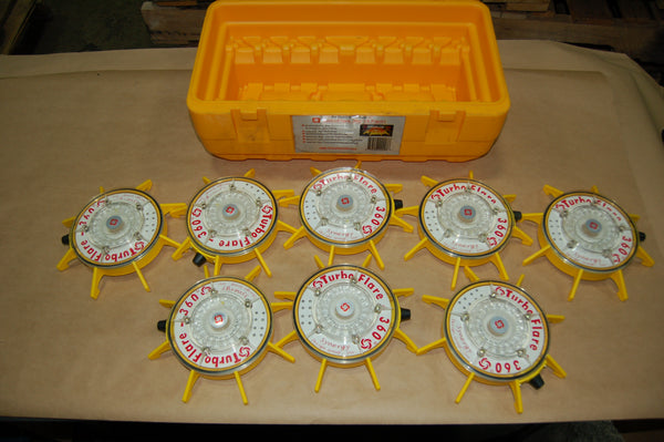 TURBO FLARE 8PC ON SCENE LIGHTING KIT WITH STORAGE BOX – Tow Shop